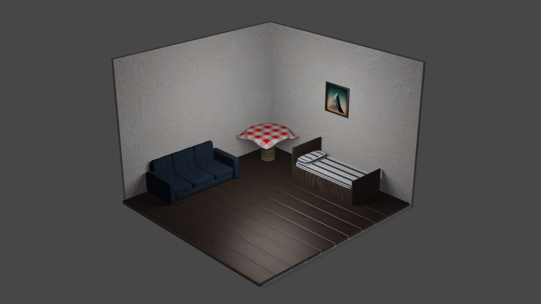 ArtStation - 3d mini modern room | Resources