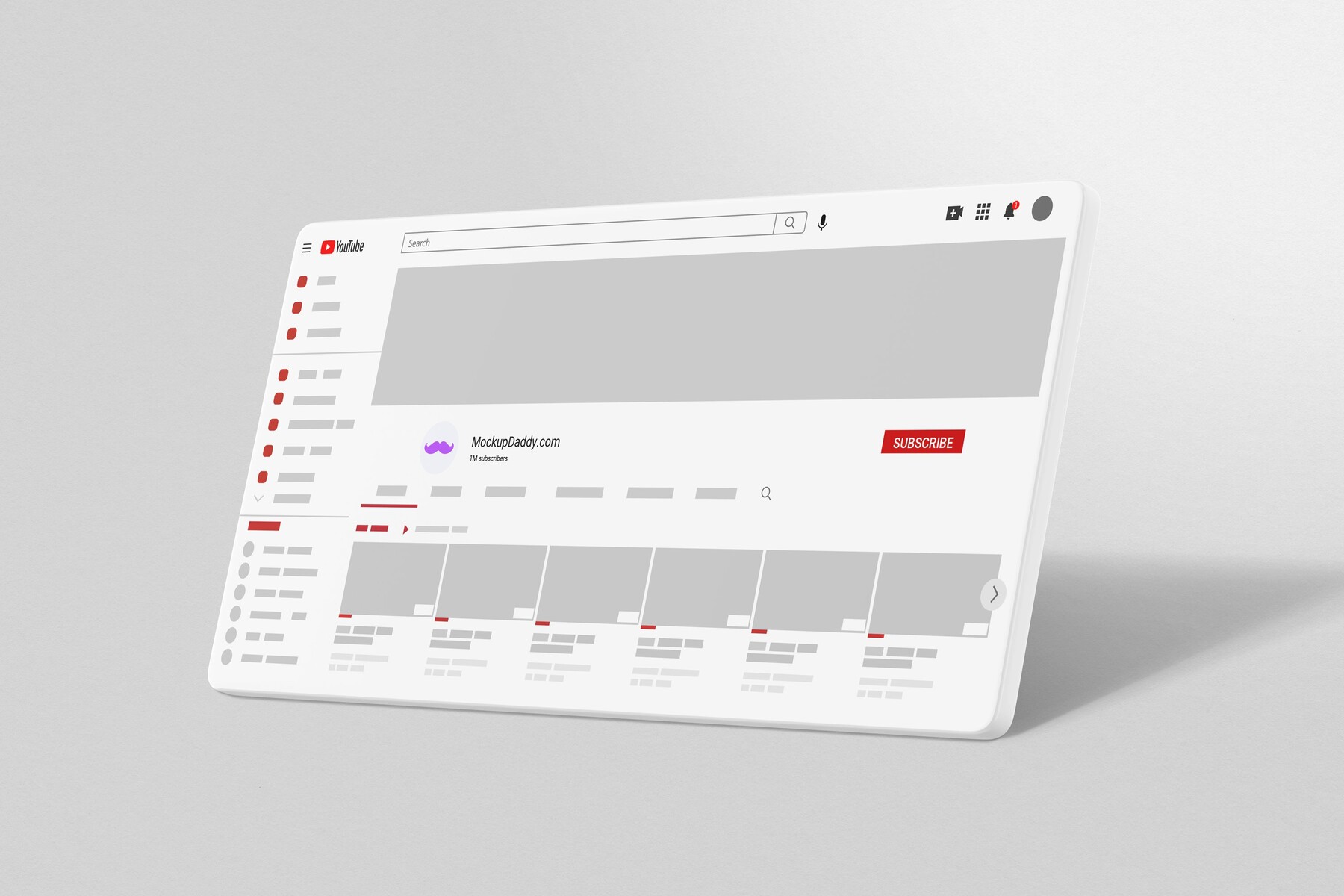ArtStation - Youtube Mockup | Artworks