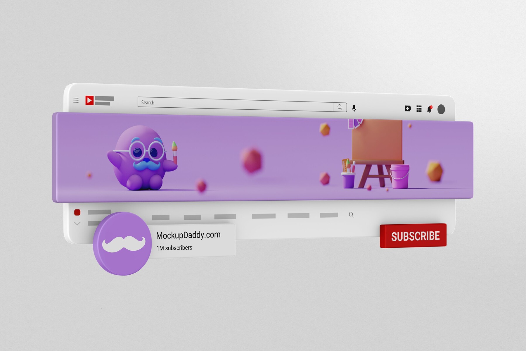 ArtStation - Youtube Mockup | Artworks