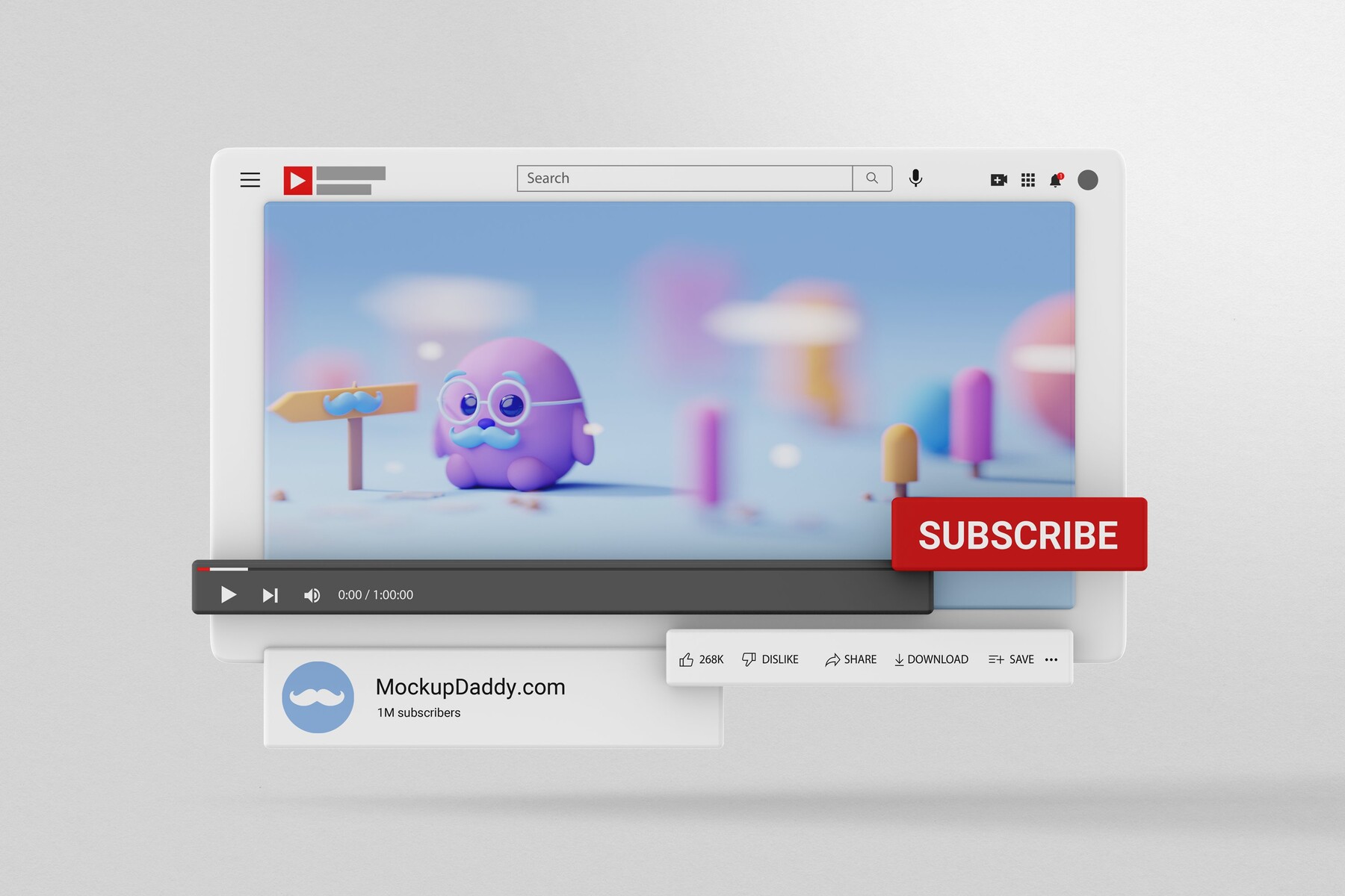 ArtStation - Youtube Mockup | Artworks