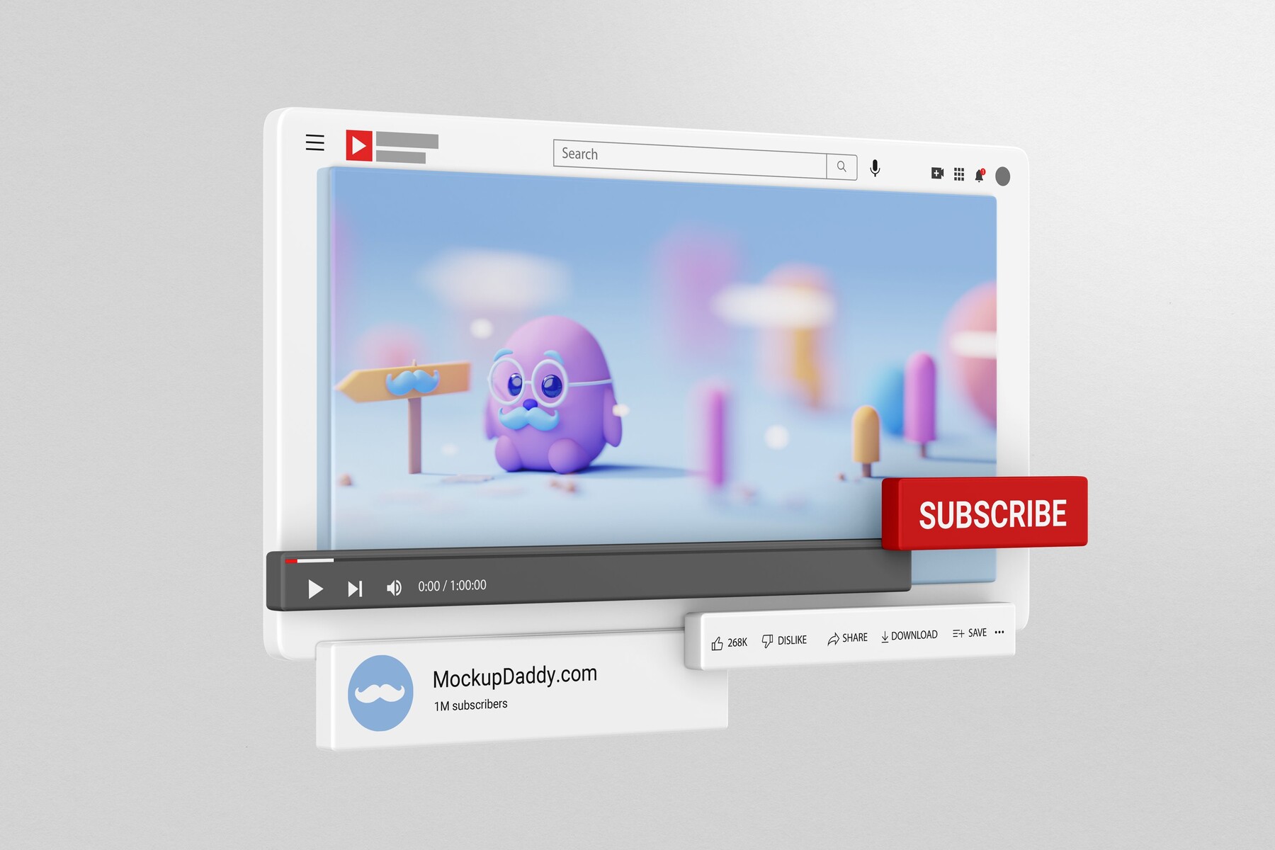 ArtStation - Youtube Mockup | Artworks