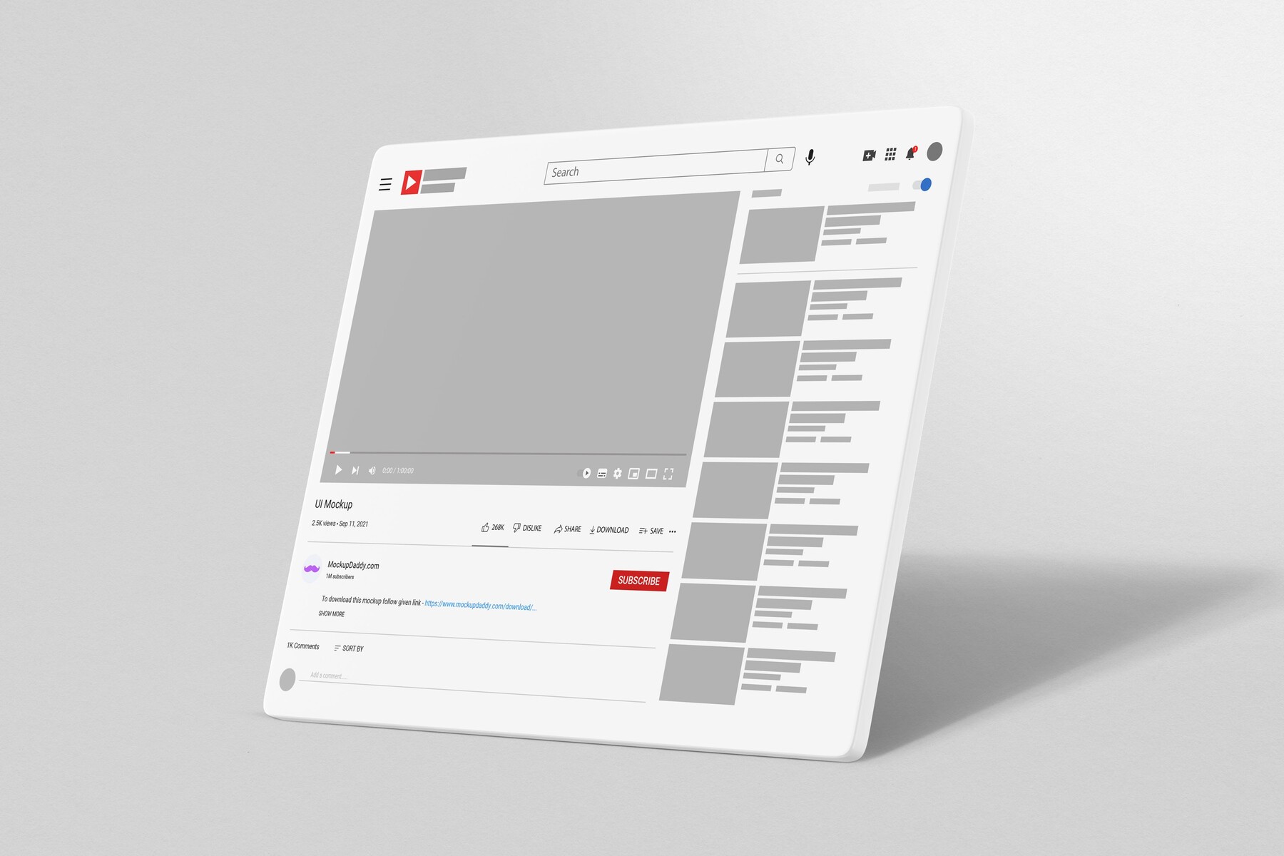 Artstation Youtube Mockup Artworks