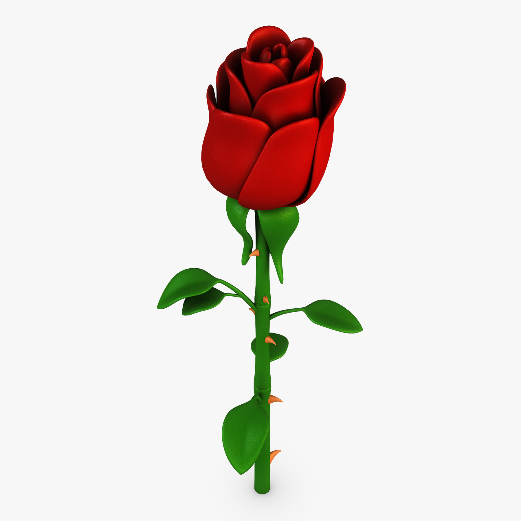 ArtStation - Cartoon Rose Flower v 1 | Resources