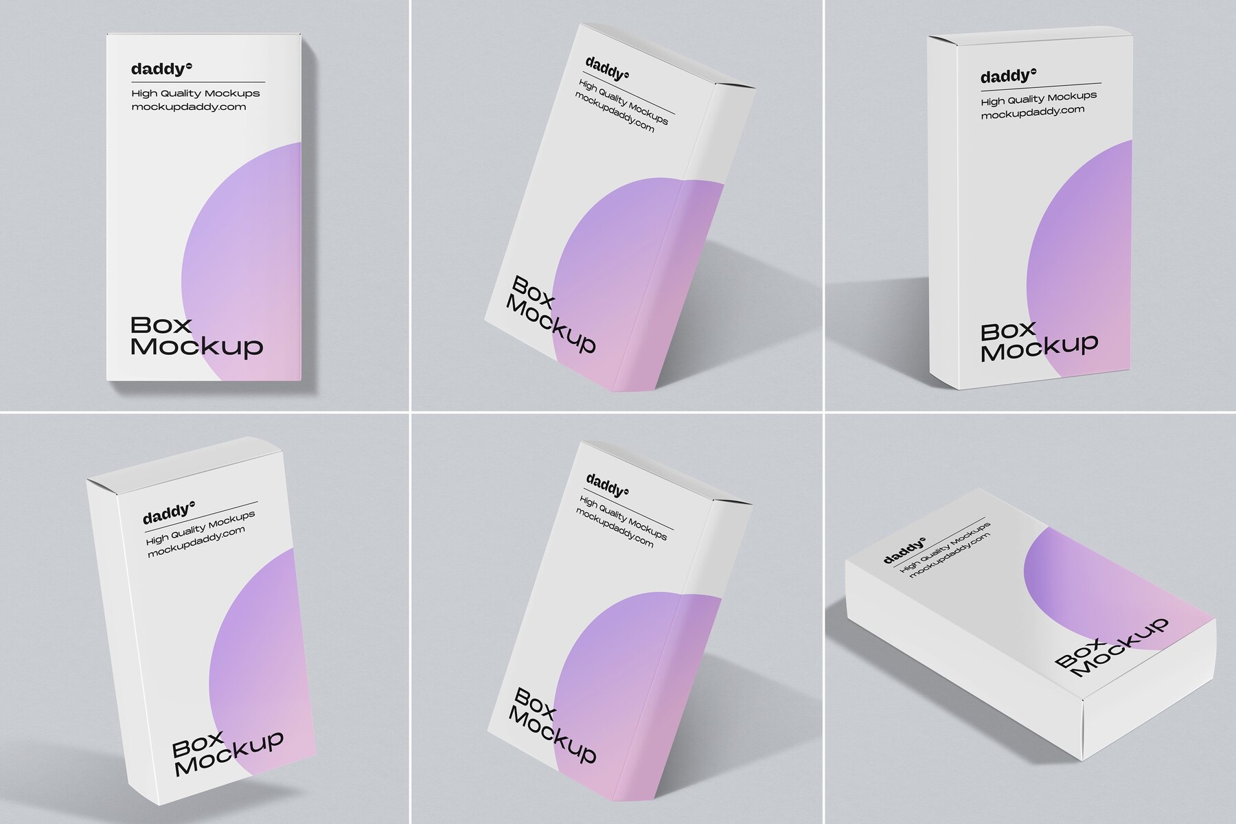 Mockupdaddy - Box Packaging Mockup