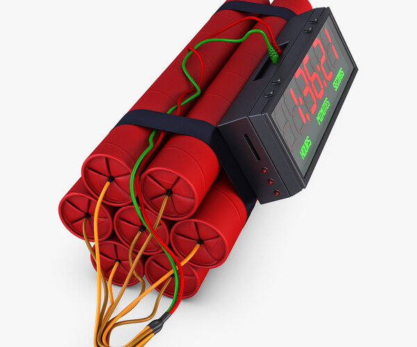 ArtStation - Dynamite Digital Time Bomb v 1 | Resources