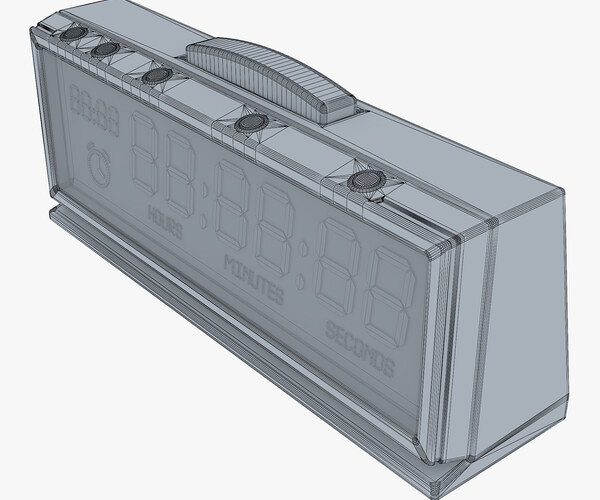 ArtStation - Digital Clock v 1 | Resources