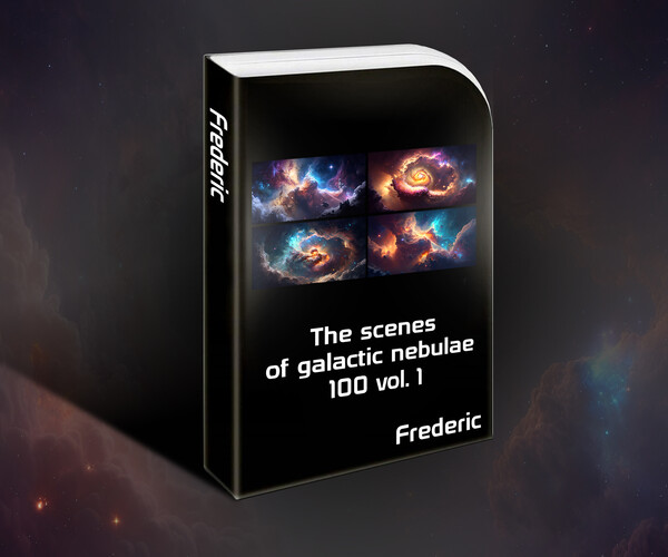 ArtStation - The scenes of galactic nebulae 100 vol. 1 | Artworks