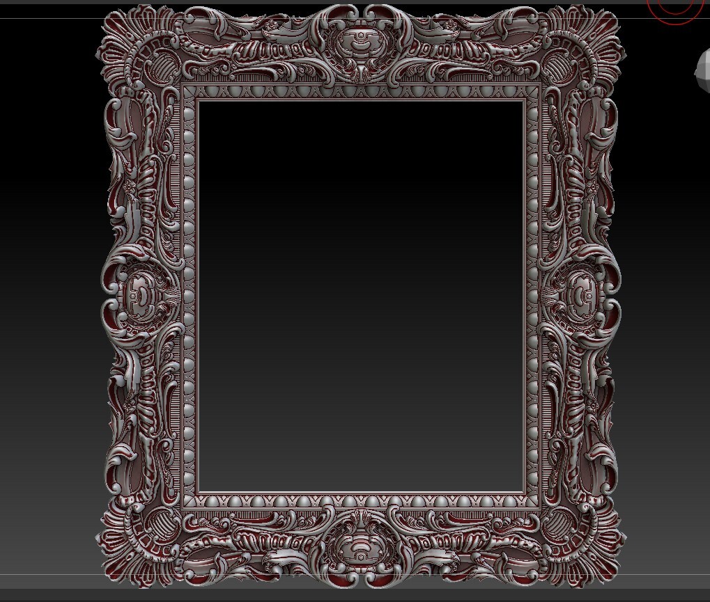ArtStation - 3D model for CNC machines photo frame | Resources