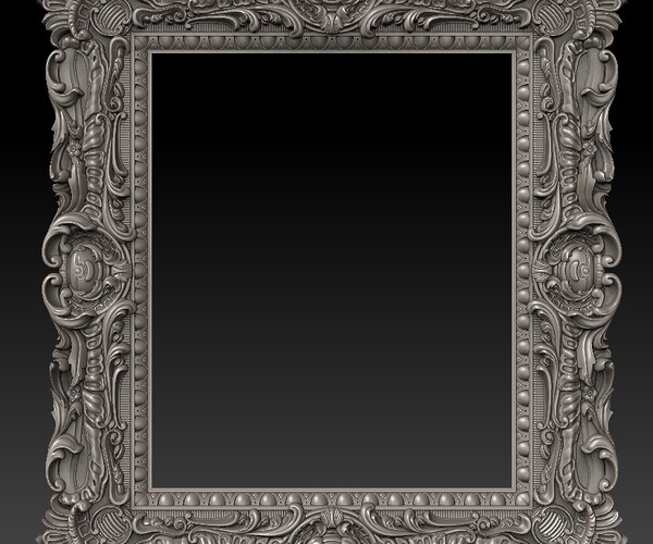 ArtStation - 3D model for CNC machines photo frame | Resources
