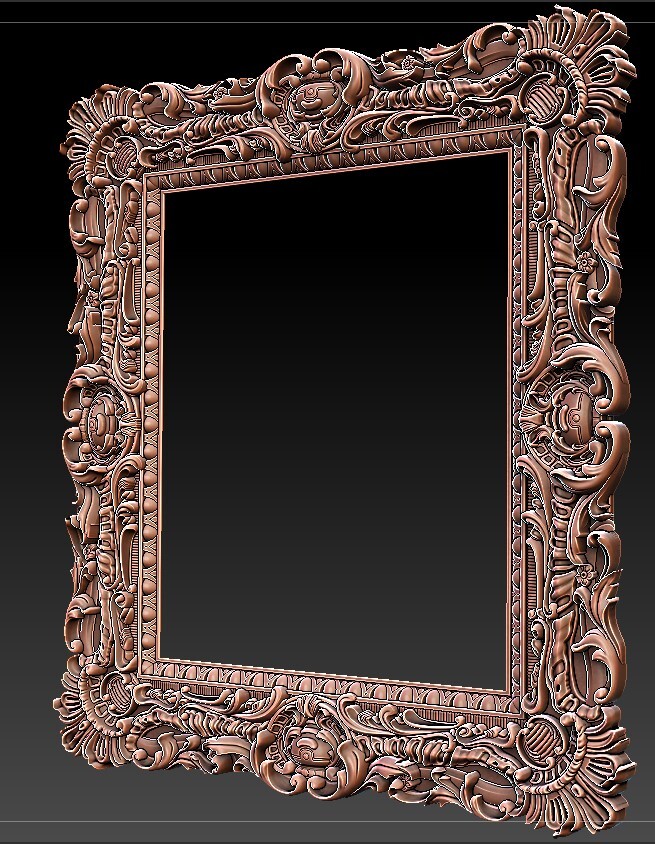 ArtStation - 3D model for CNC machines photo frame | Resources