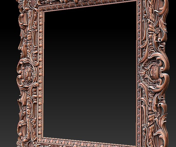 ArtStation - 3D model for CNC machines photo frame | Resources
