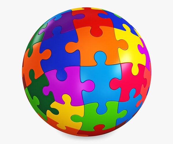 ArtStation - Colored Sphere Puzzle v 3 | Resources