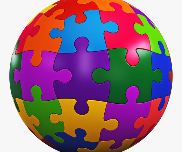 ArtStation - Colored Sphere Puzzle v 3 | Resources