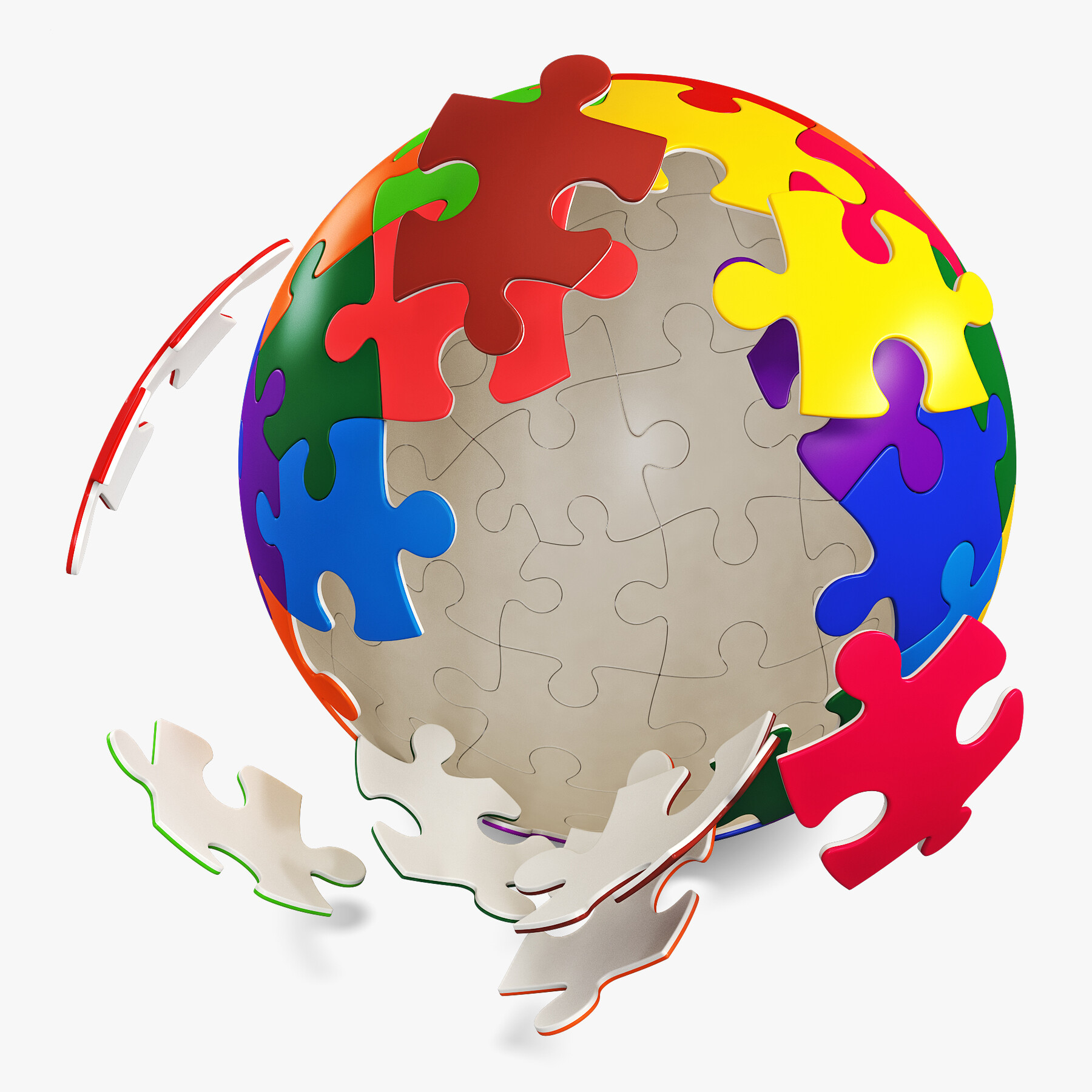 ArtStation - Colored Sphere Puzzle v 3 | Resources