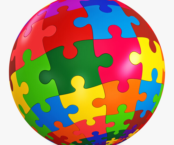 ArtStation - Colored Sphere Puzzle v 4 | Resources
