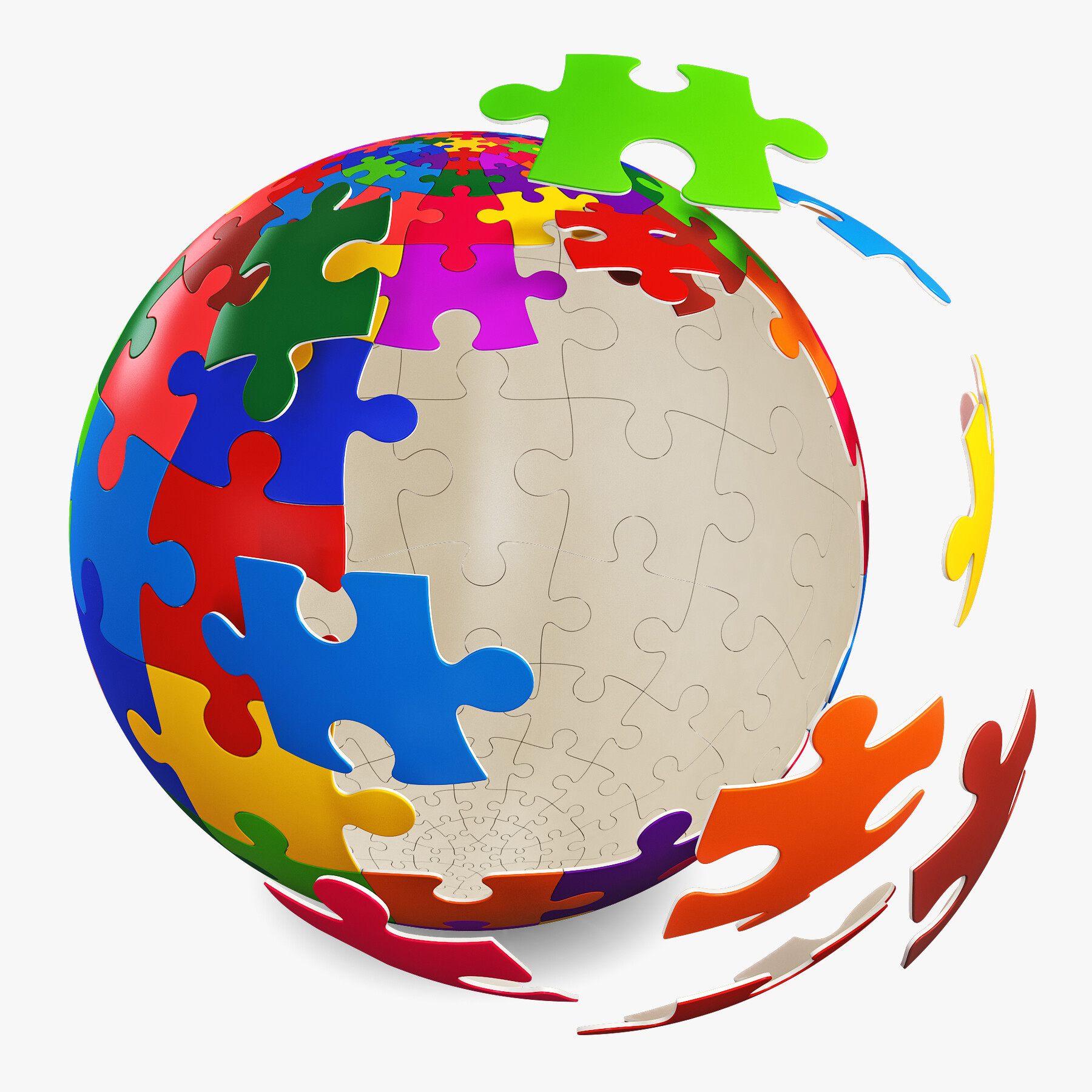 ArtStation - Colored Sphere Puzzle v 4 | Resources