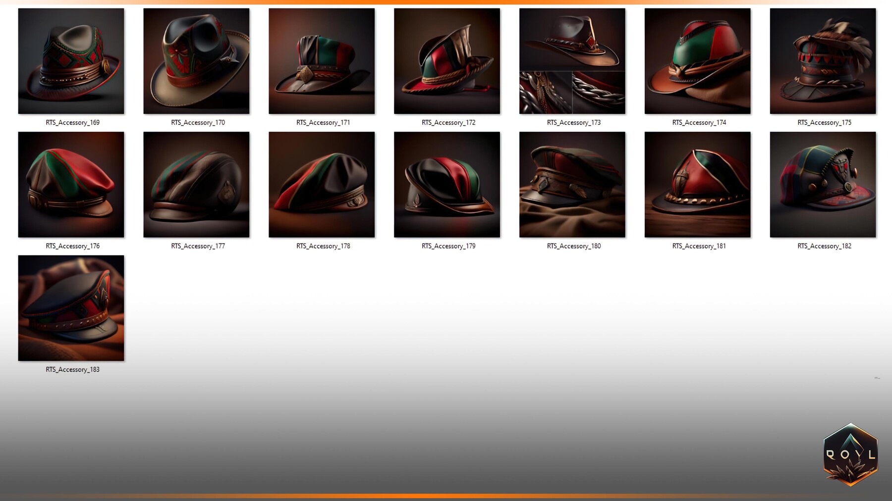 ArtStation - 183 Accessory Vintage Hat Reference modeling /Designing ...