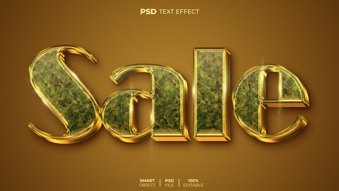 ArtStation - 3D Sale. PSD fully editable text effect. Layer style PSD ...