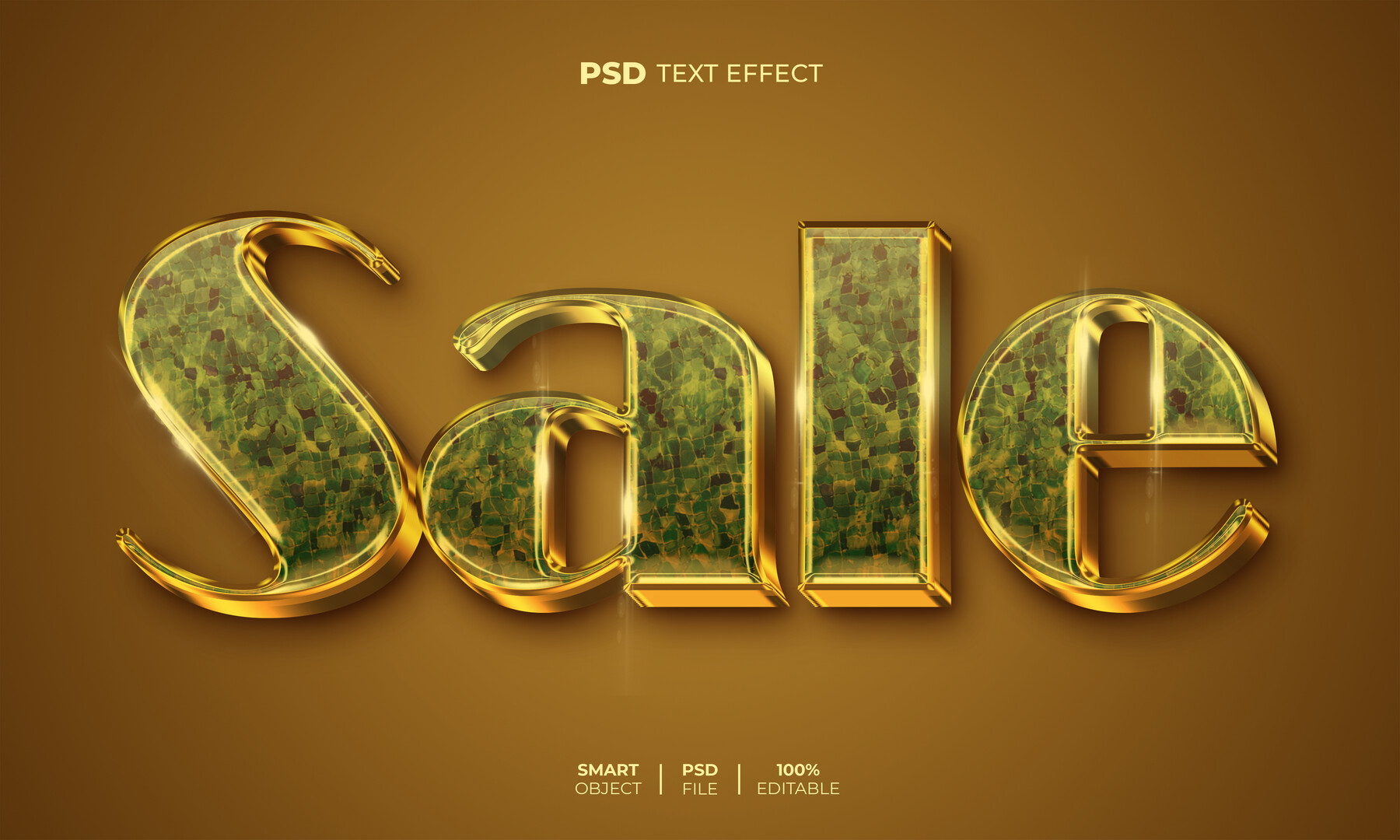 ArtStation - 3D Sale. PSD fully editable text effect. Layer style PSD ...