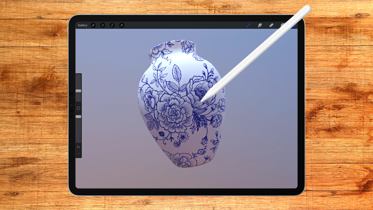 ArtStation - Vases 3d Models For Procreate ( 22 Models ) | Brushes