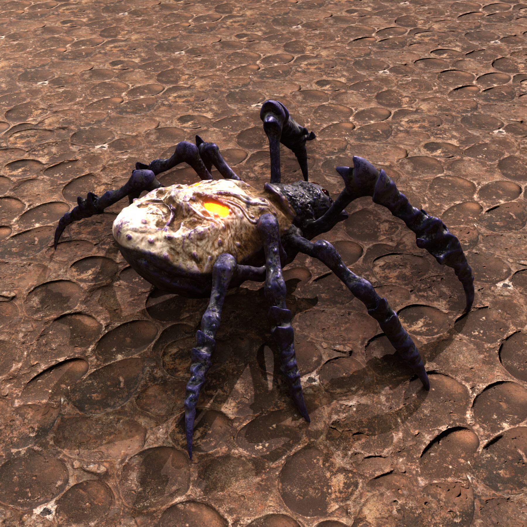 ArtStation - Giant Spider - The Demon Face - Ngchipv | Game Assets