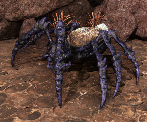 ArtStation - Giant Spider - The Demon Face - Ngchipv | Game Assets