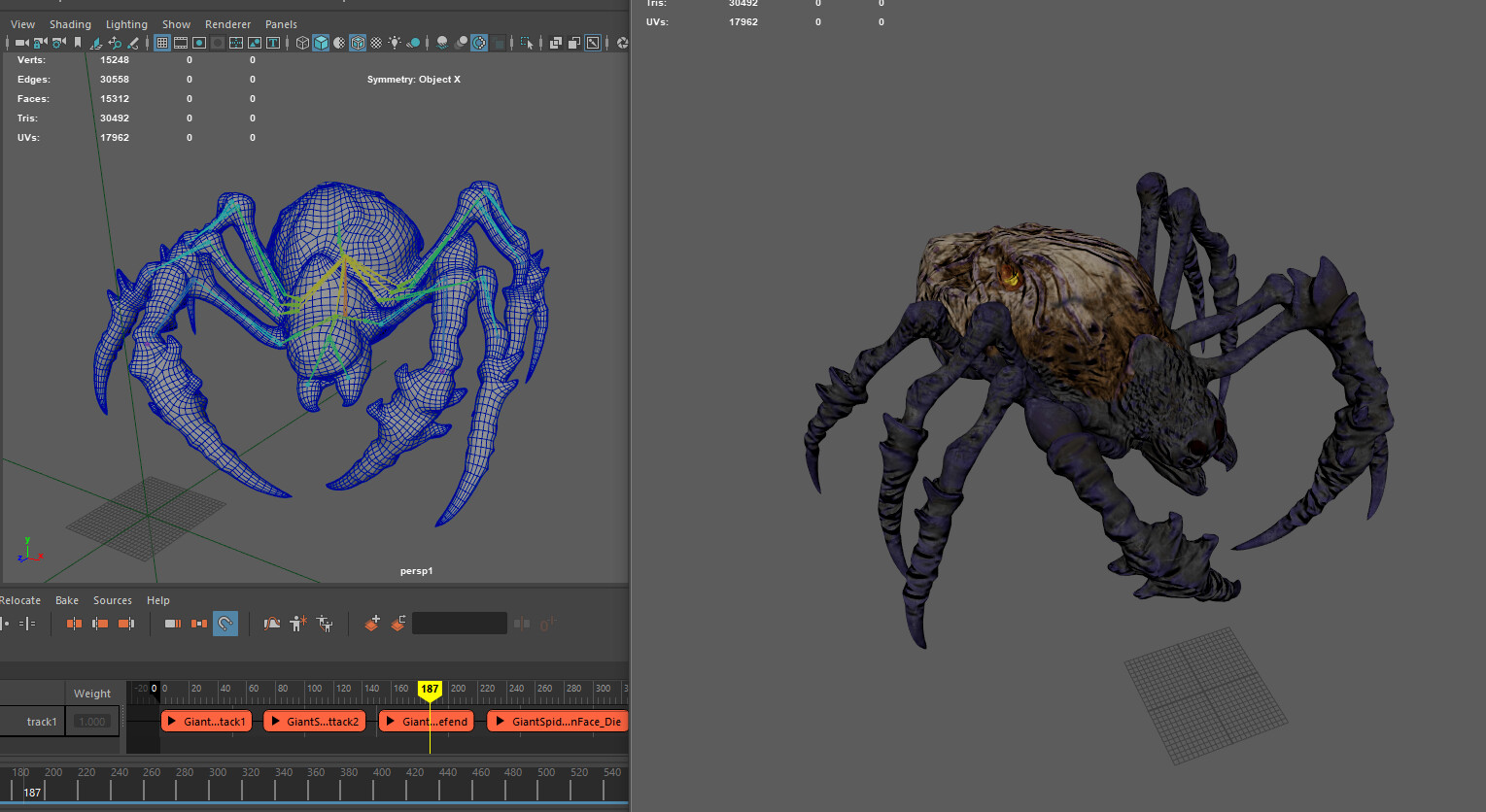 ArtStation - Giant Spider - The Demon Face - Ngchipv | Game Assets