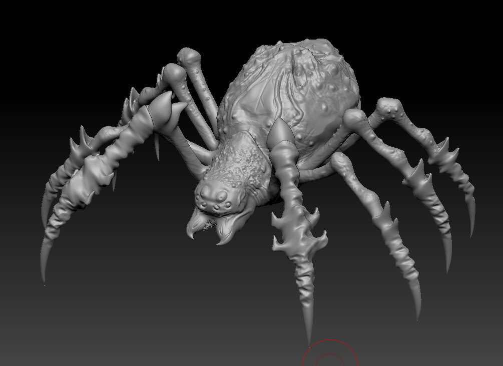 ArtStation - Giant Spider - The Demon Face - Ngchipv | Game Assets