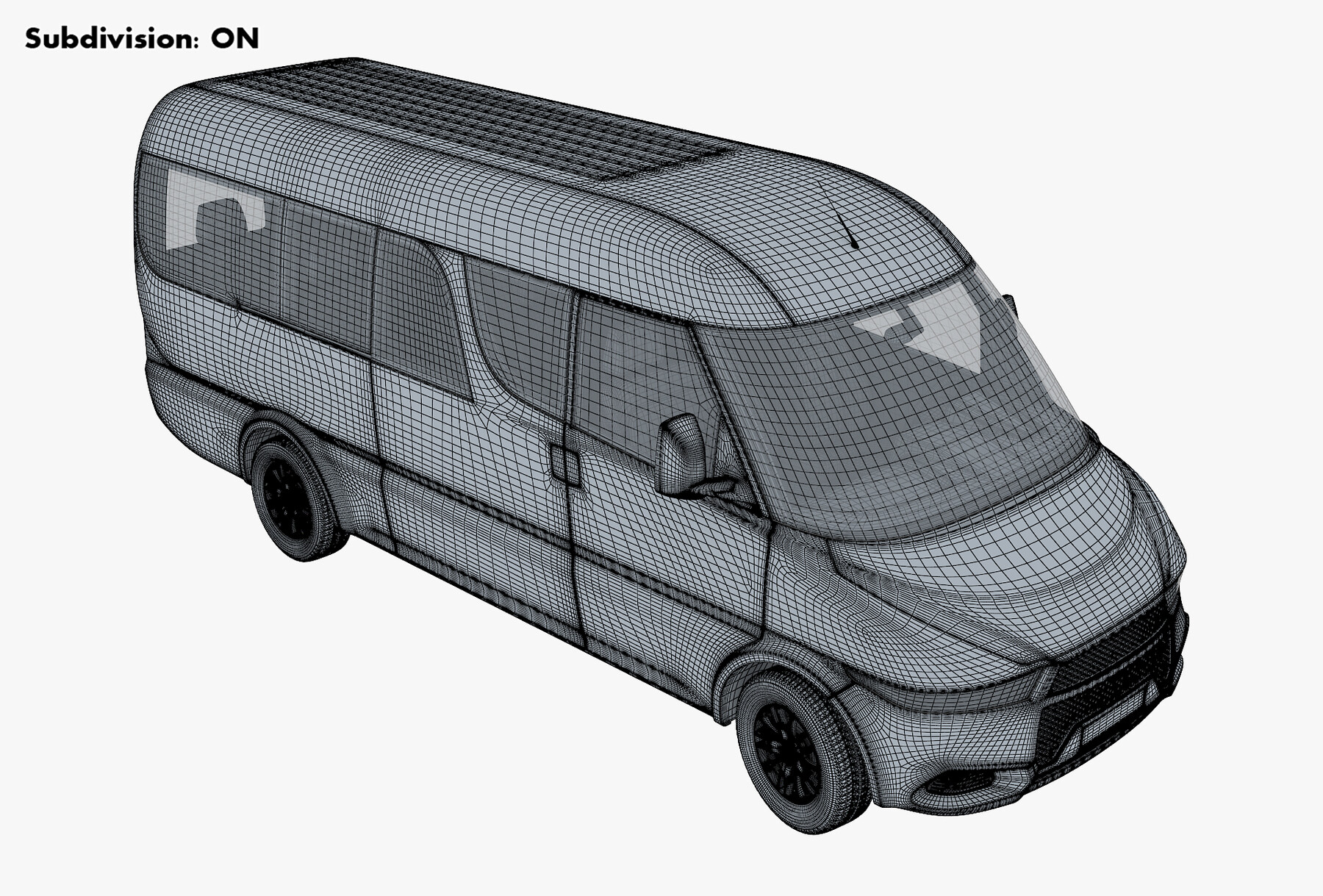ArtStation - Generic Passenger Van v 1 | Resources