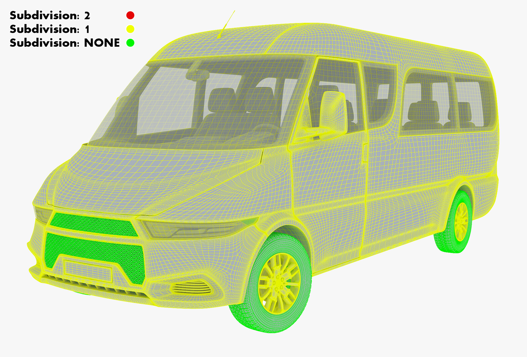 ArtStation - Generic Passenger Van v 1 | Resources