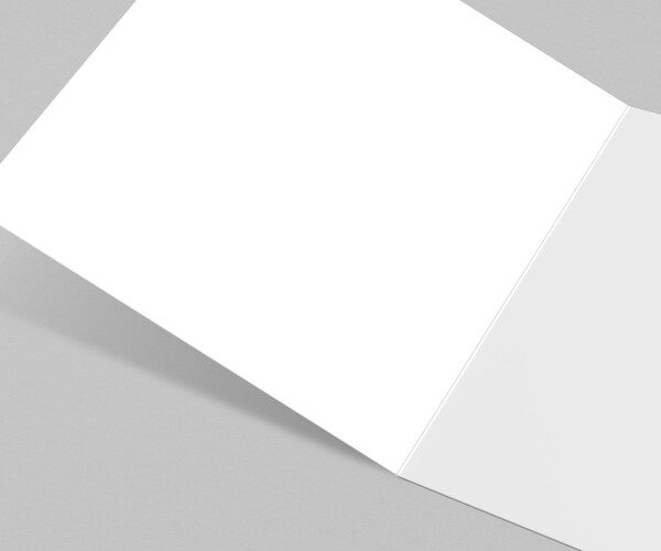 ArtStation - 2 Fold Square Brochure Mockup | Artworks
