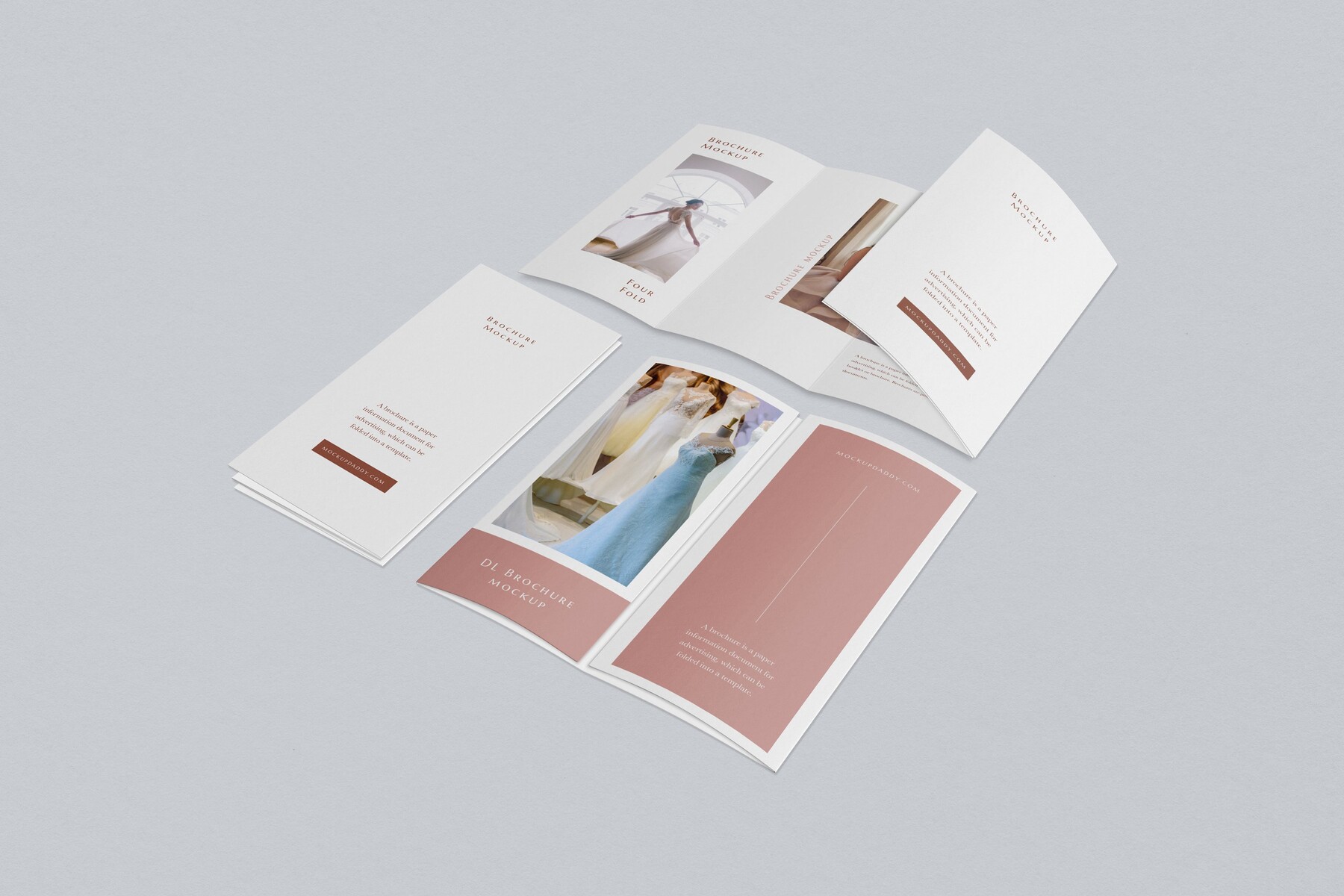 ArtStation - DL 4 Fold Brochure Mockup | Artworks