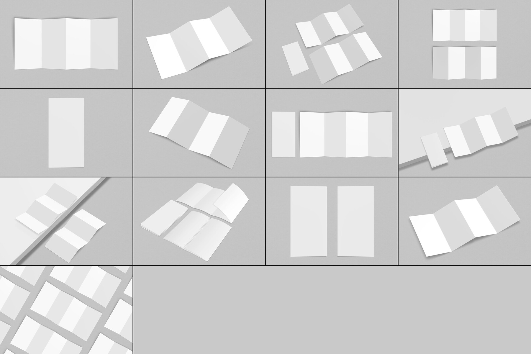 ArtStation - DL 4 Fold Brochure Mockup | Artworks