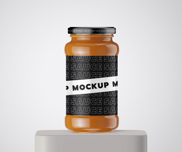 ArtStation - Food Jar Mockup | Artworks