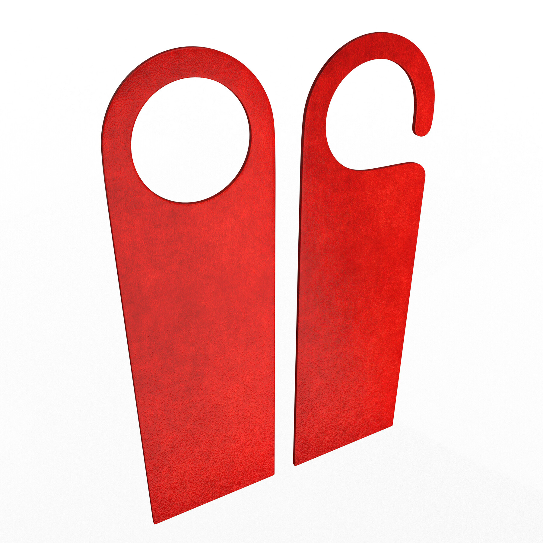 ArtStation - Door Hanger Tag Red | Resources