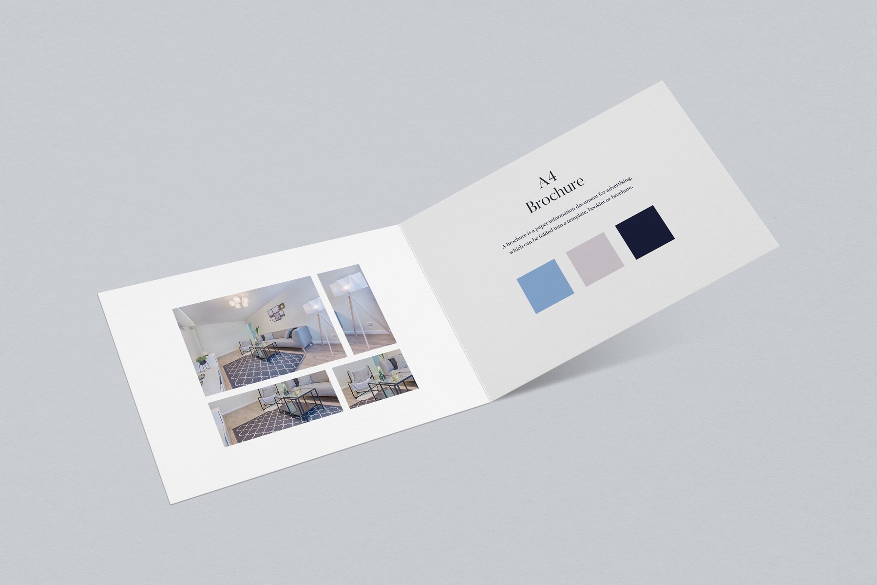 ArtStation - Landscape 2 Fold A4 Brochure Mockup | Artworks