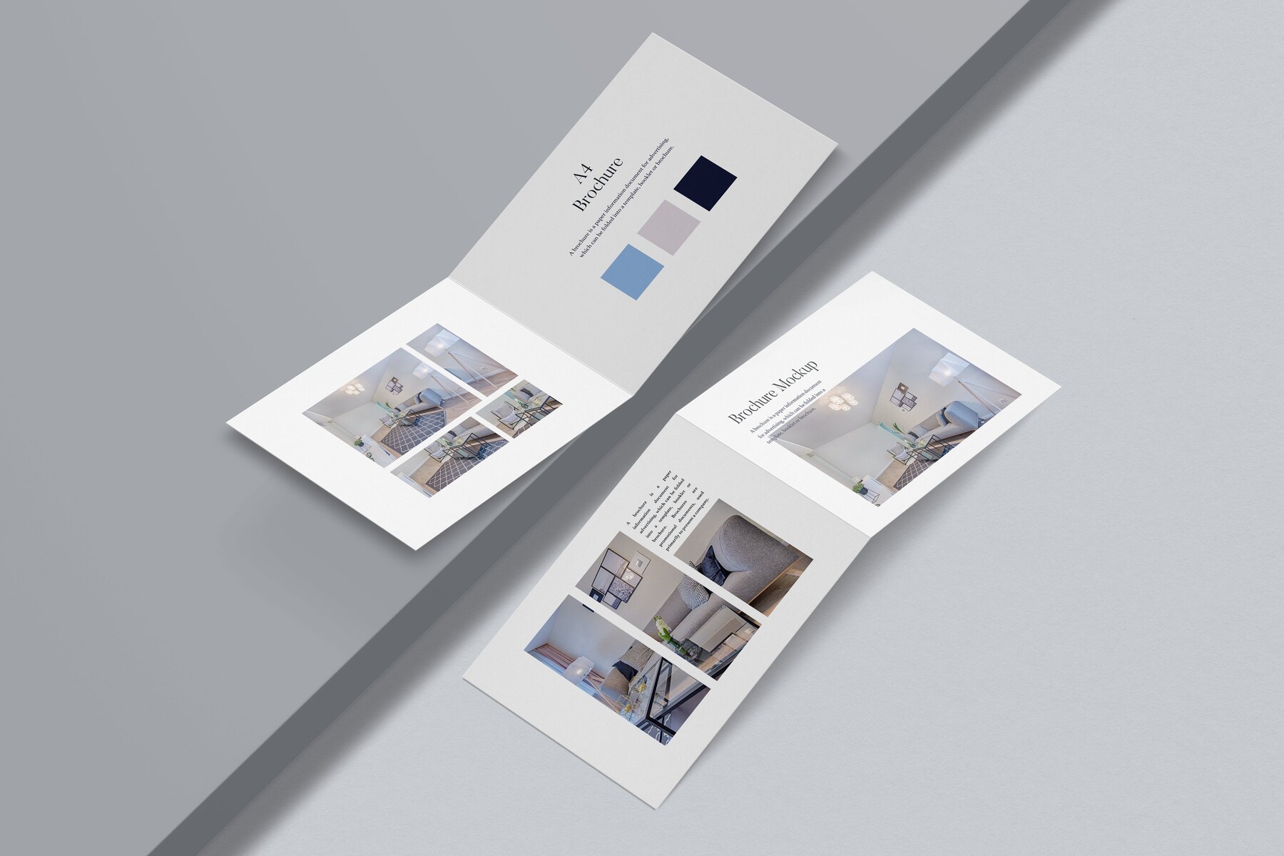 ArtStation - Landscape 2 Fold A4 Brochure Mockup | Artworks