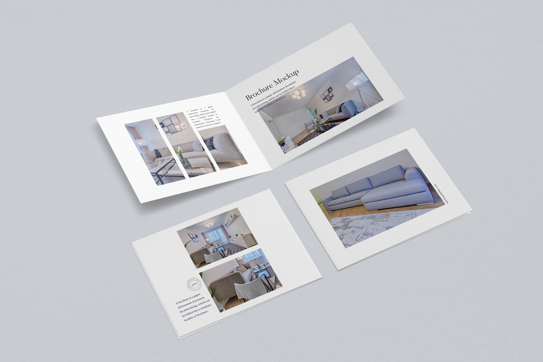 ArtStation - Landscape 2 Fold A4 Brochure Mockup | Artworks