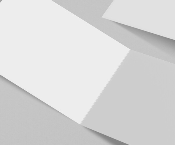 ArtStation - Landscape 2 Fold A4 Brochure Mockup | Artworks