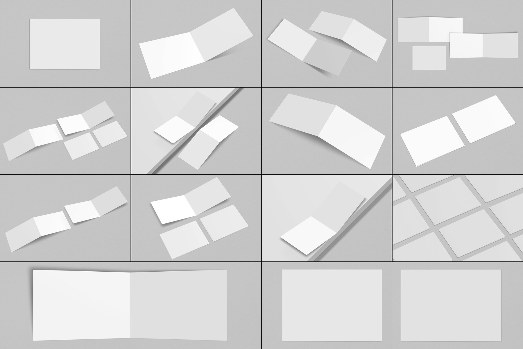 ArtStation - Landscape 2 Fold A4 Brochure Mockup | Artworks