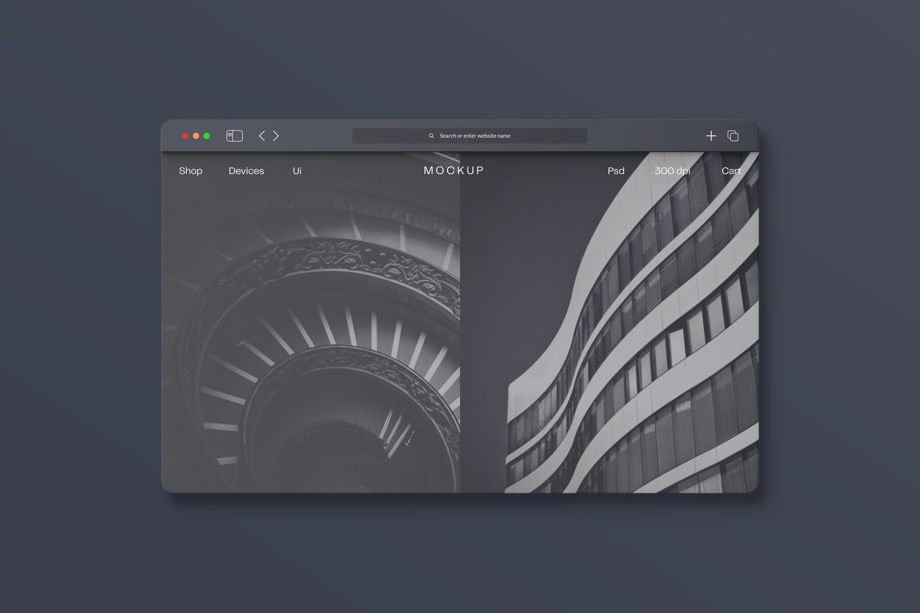 ArtStation - Minimal Responsive UI Mockup | Artworks