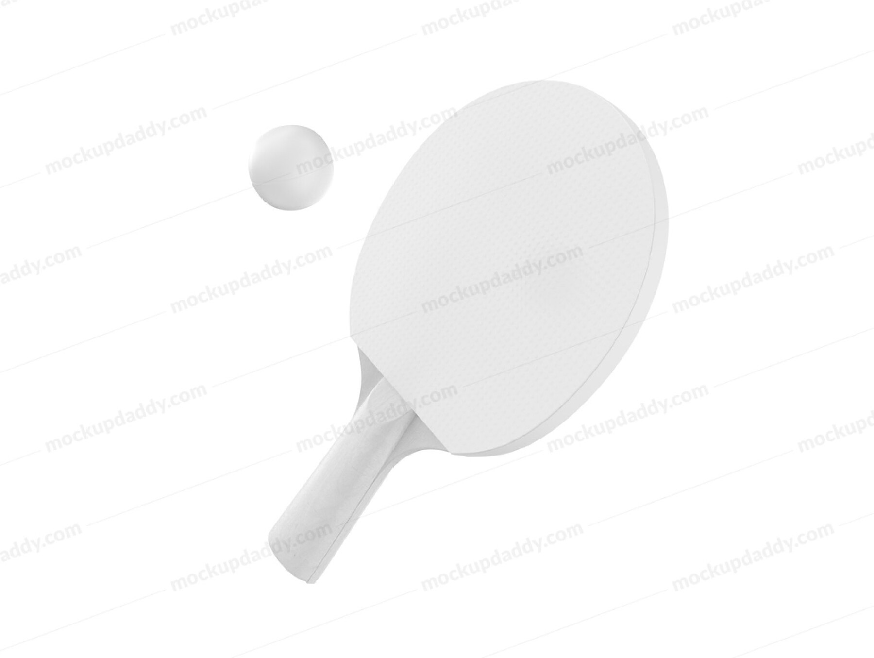 ArtStation - TT Racket & Ball 3D Model | Artworks