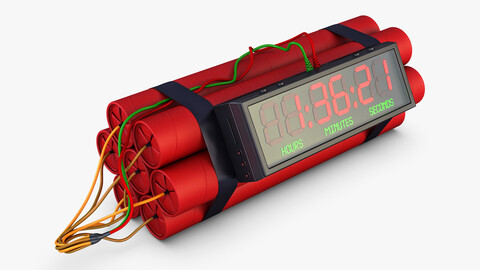 ArtStation - Dynamite Digital Time Bomb v 1 | Resources