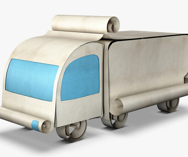 ArtStation - Truck Box Paper v 1 | Resources
