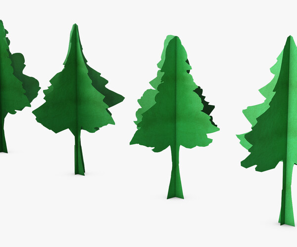 ArtStation - Conifer Tree Paper v 1 | Resources