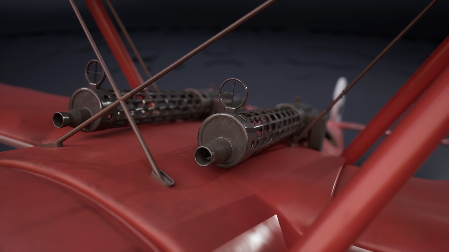 ArtStation - Fokker Dr.I - ww1 Red baron - 3d model | Resources