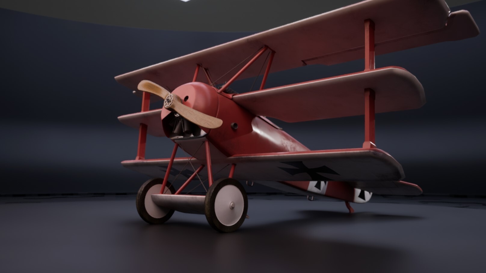 ArtStation - Fokker Dr.I - ww1 Red baron - 3d model | Resources