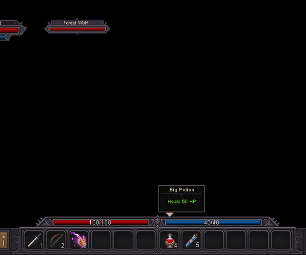 ArtStation - Dark Pixel UI | Game Assets