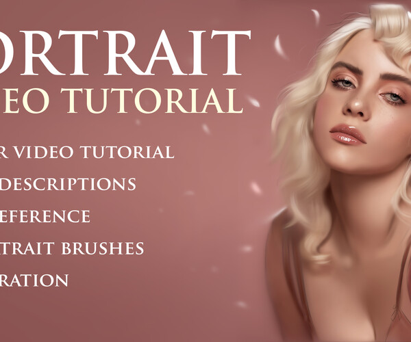 ArtStation - Portrait Painting in Photoshop Video Tutorial | Tutorials