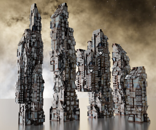 ArtStation - Scifi World Generator for Blender | Resources